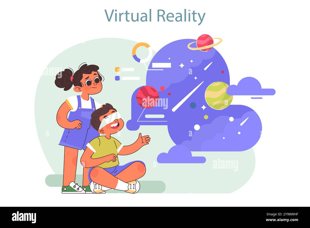 Science class simulation Stock Vector Images - Alamy