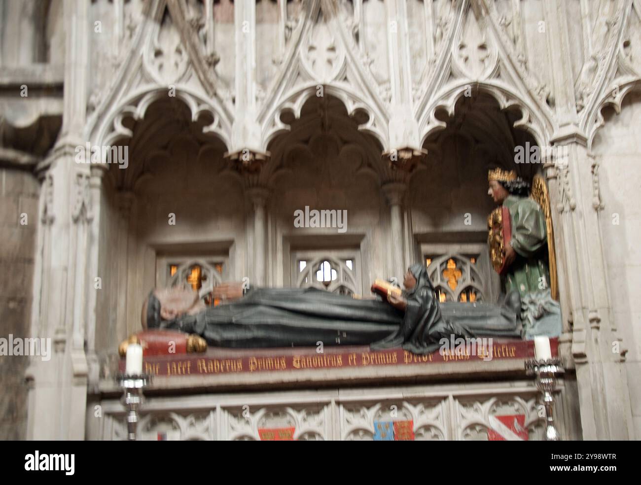 Tomb and memorial of Rahere, founder and prior of St Bartholomew's ...