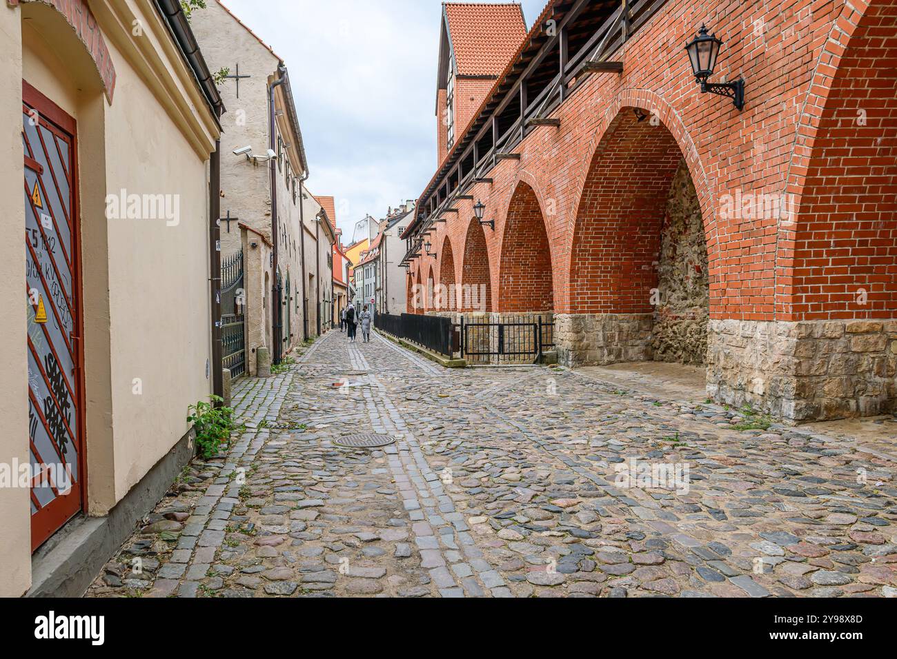 Rāmera tornis, Riga Old Town, City Walls Stock Photo - Alamy