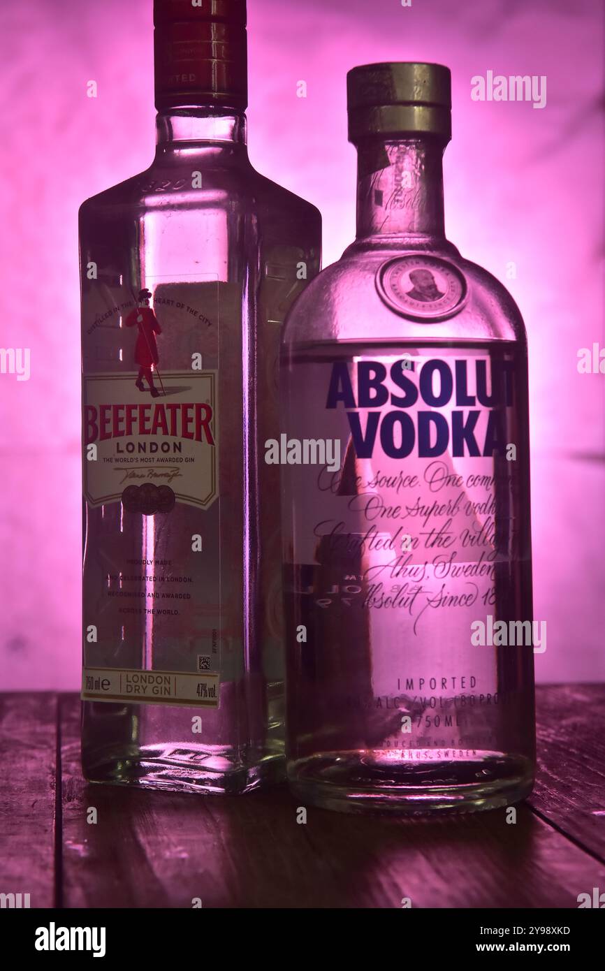 Absolute vodka bottle hi-res stock photography and images - Alamy