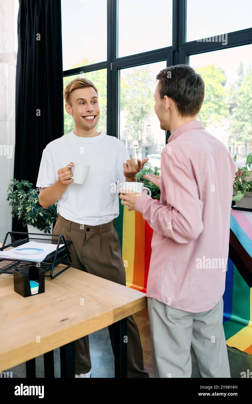 Men office banter hi-res stock photography and images - Alamy