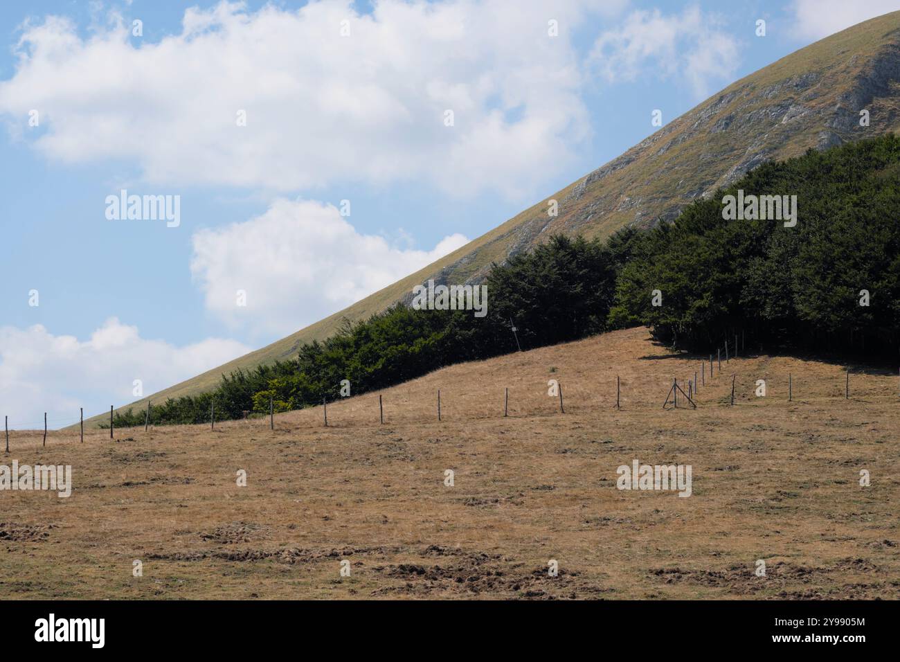 Landscape of Catria mount, Marche, Italy Stock Photo - Alamy
