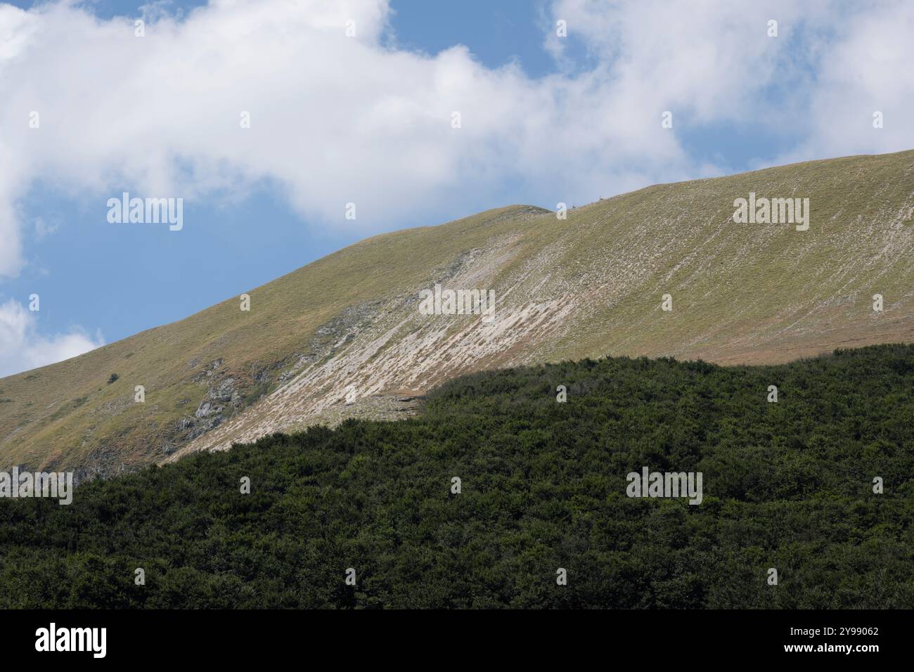 Landscape of Catria mount, Marche, Italy Stock Photo - Alamy