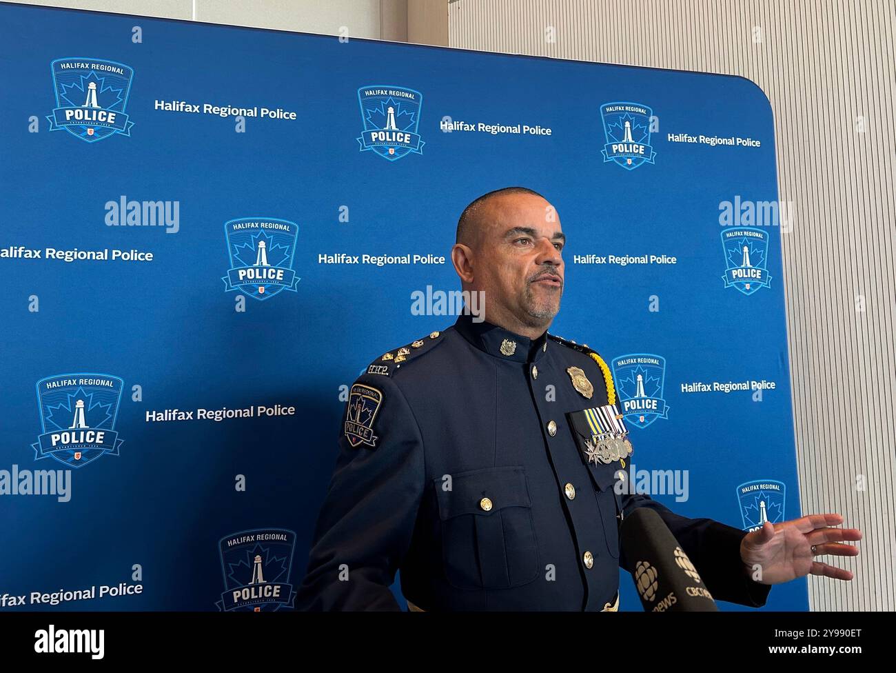 Halifax, Canada. 09th Oct, 2024. The Halifax Regional Police force's ...