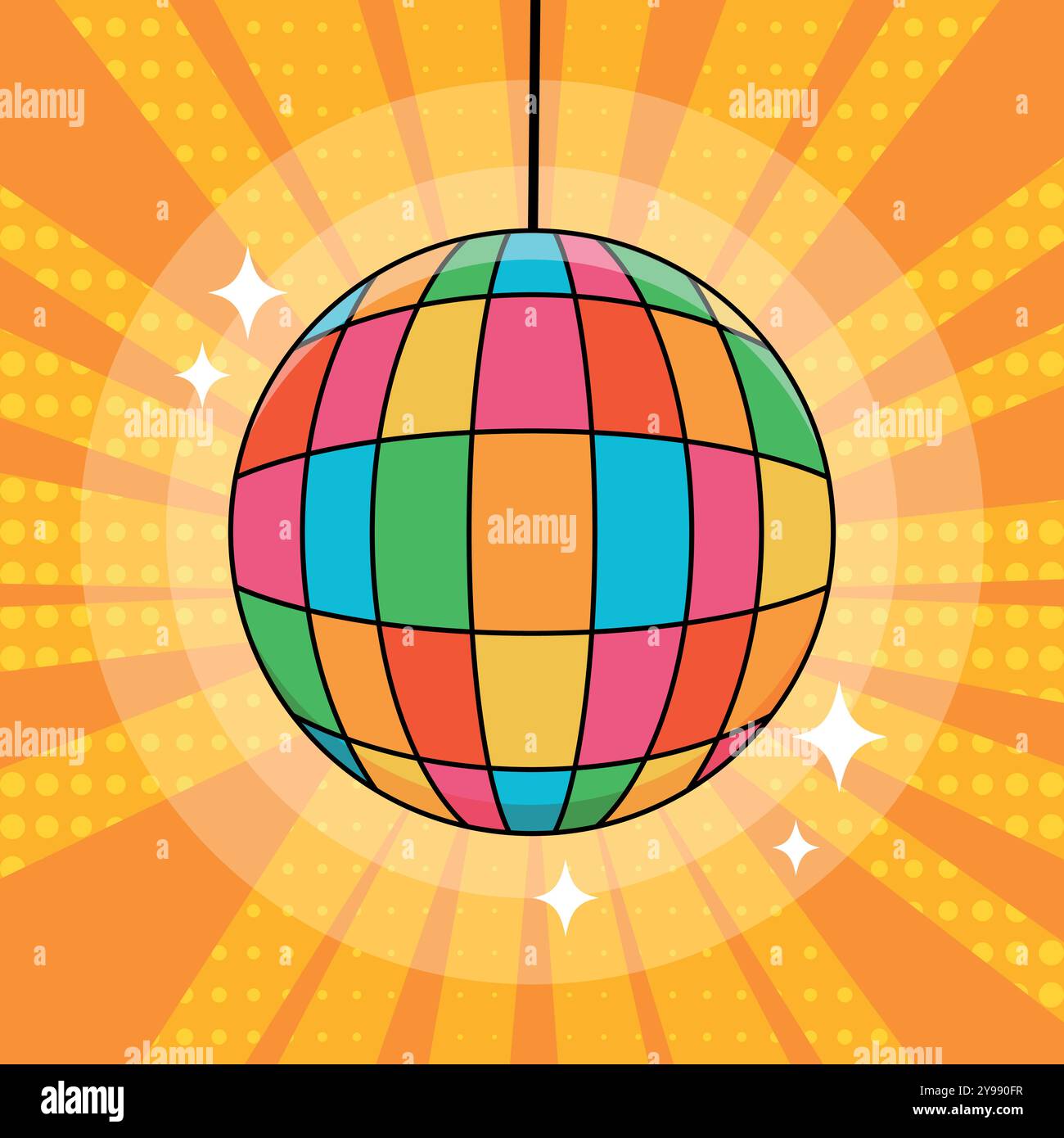Disco ball nightclub Stock Vector Images - Alamy