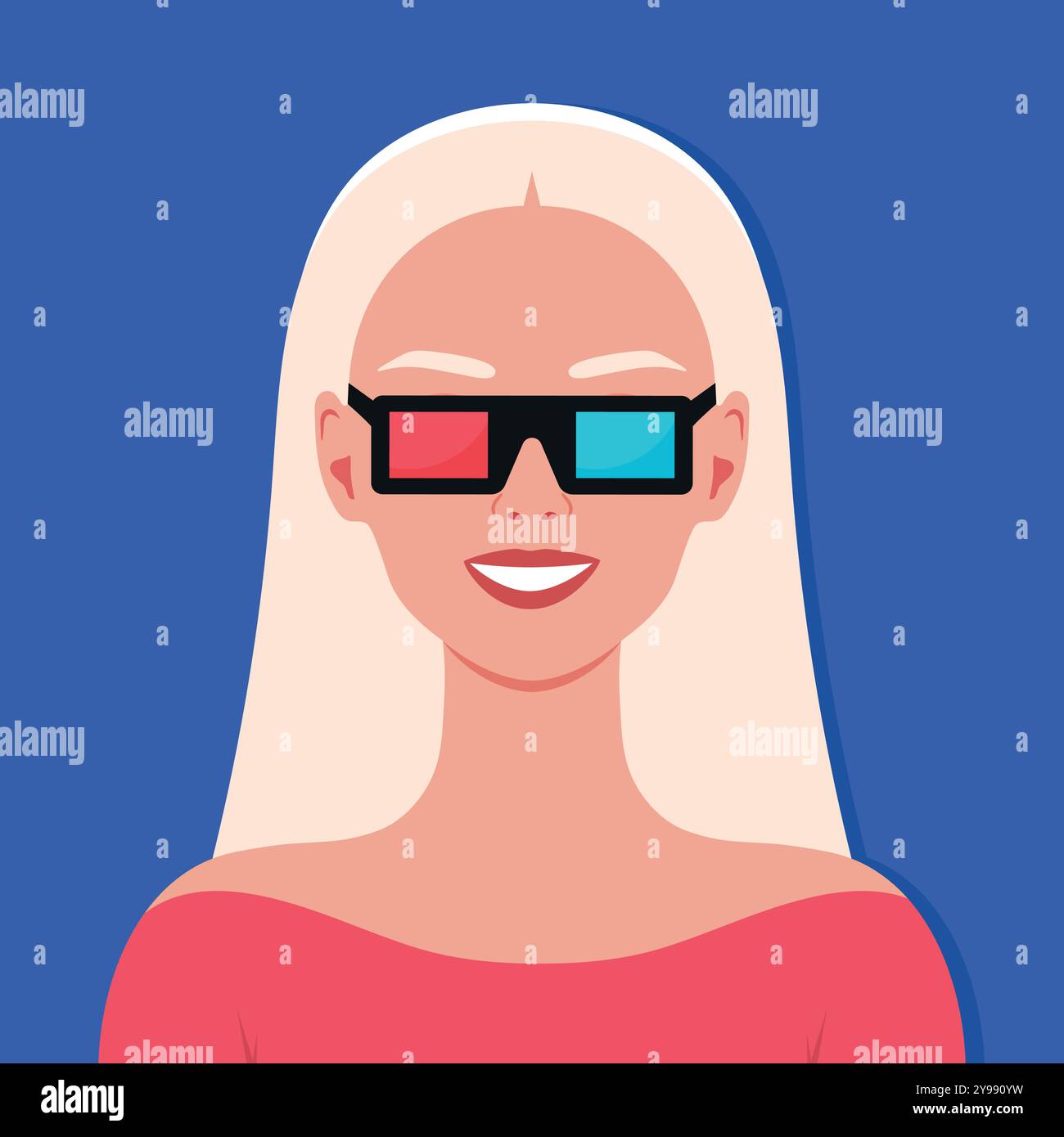Woman in the spotlight Stock Vector Images - Alamy