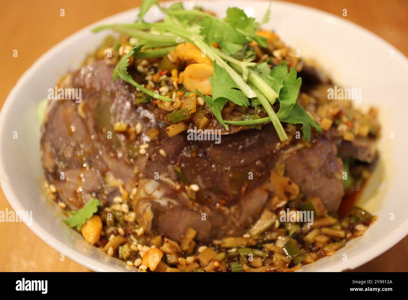Northeastern Chinese cuisine: drooling lamb Stock Photo - Alamy