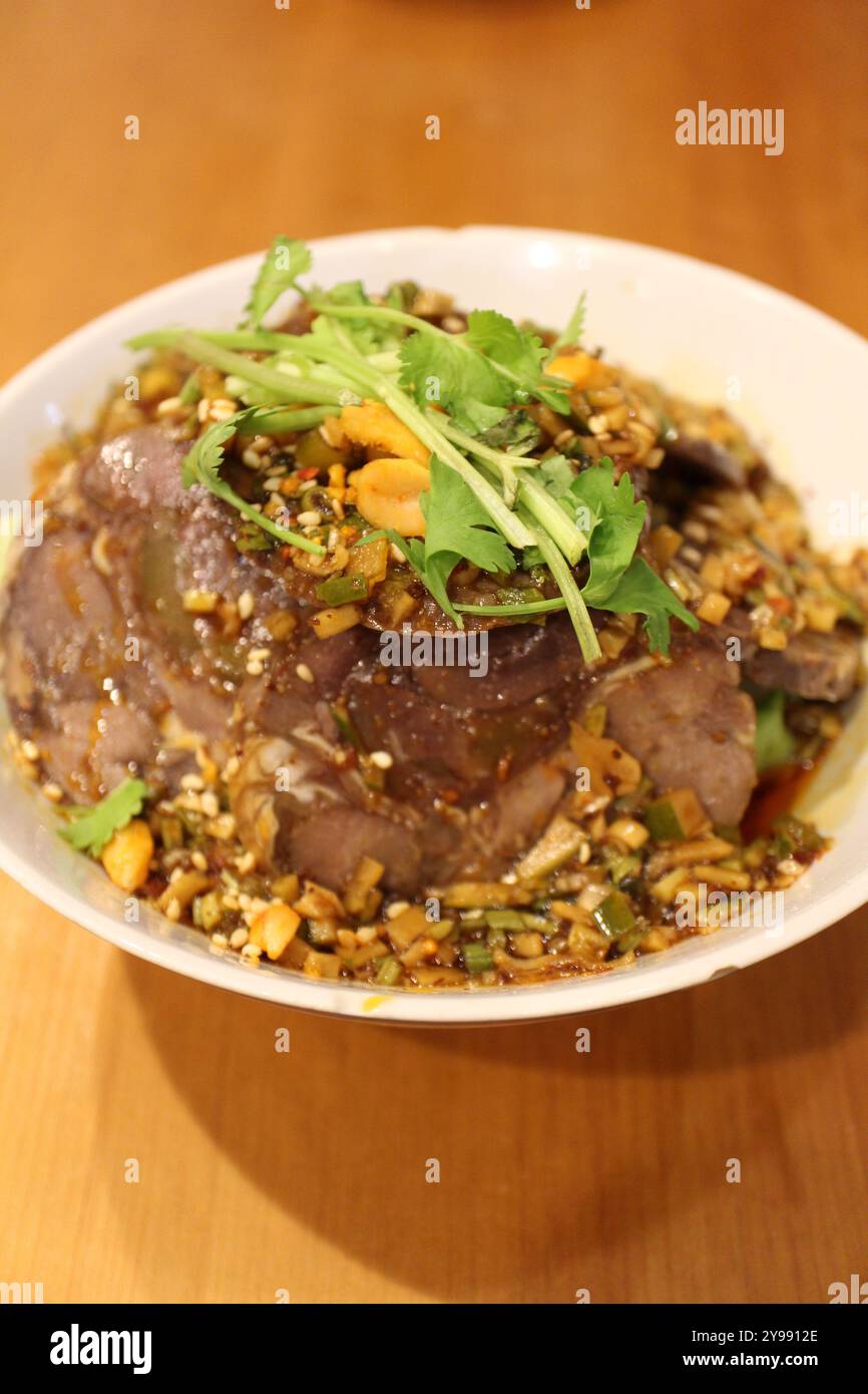 Northeastern Chinese cuisine: drooling lamb Stock Photo - Alamy