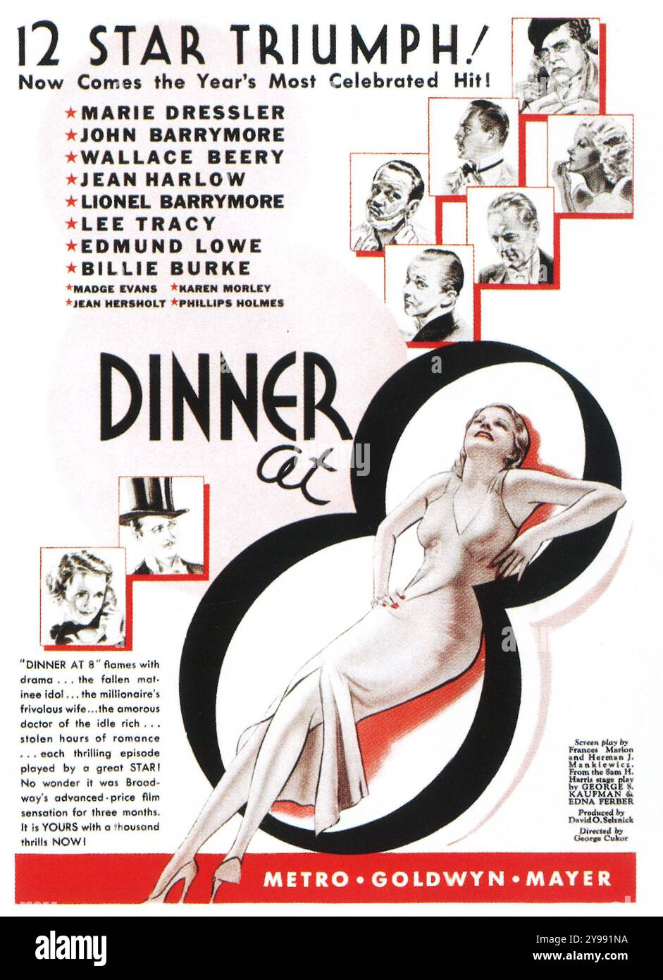 Dinner at eight movie poster hi-res stock photography and images - Alamy