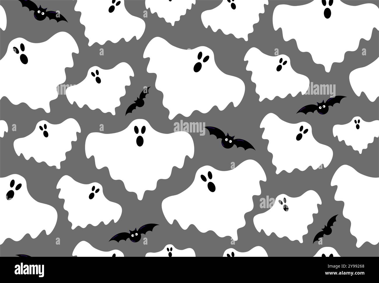 ghost pattern background design. background design for halloween ...