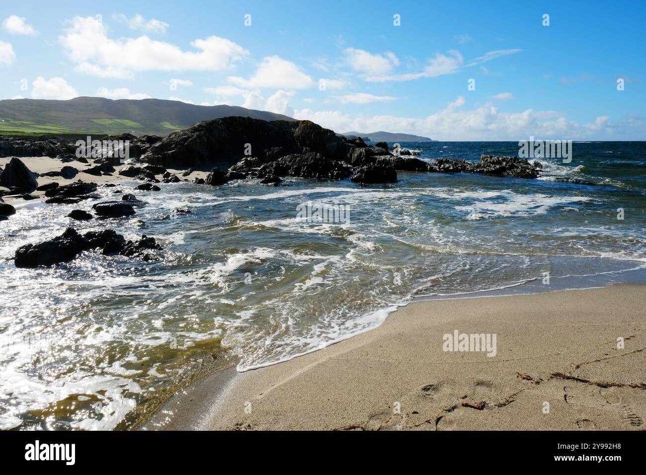 Sandy beach at Ballydonegan, Allihies, West County Cork, Ireland - John ...