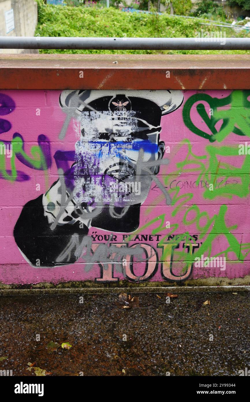 Pink Graffiti Wall Stock Photo - Alamy