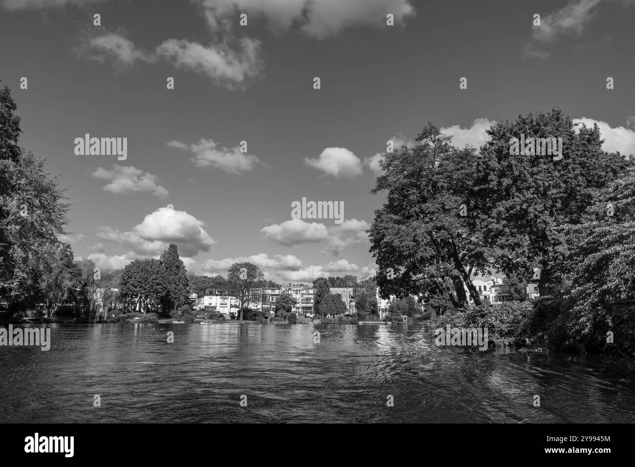hamburg city at the alster river Stock Photo - Alamy