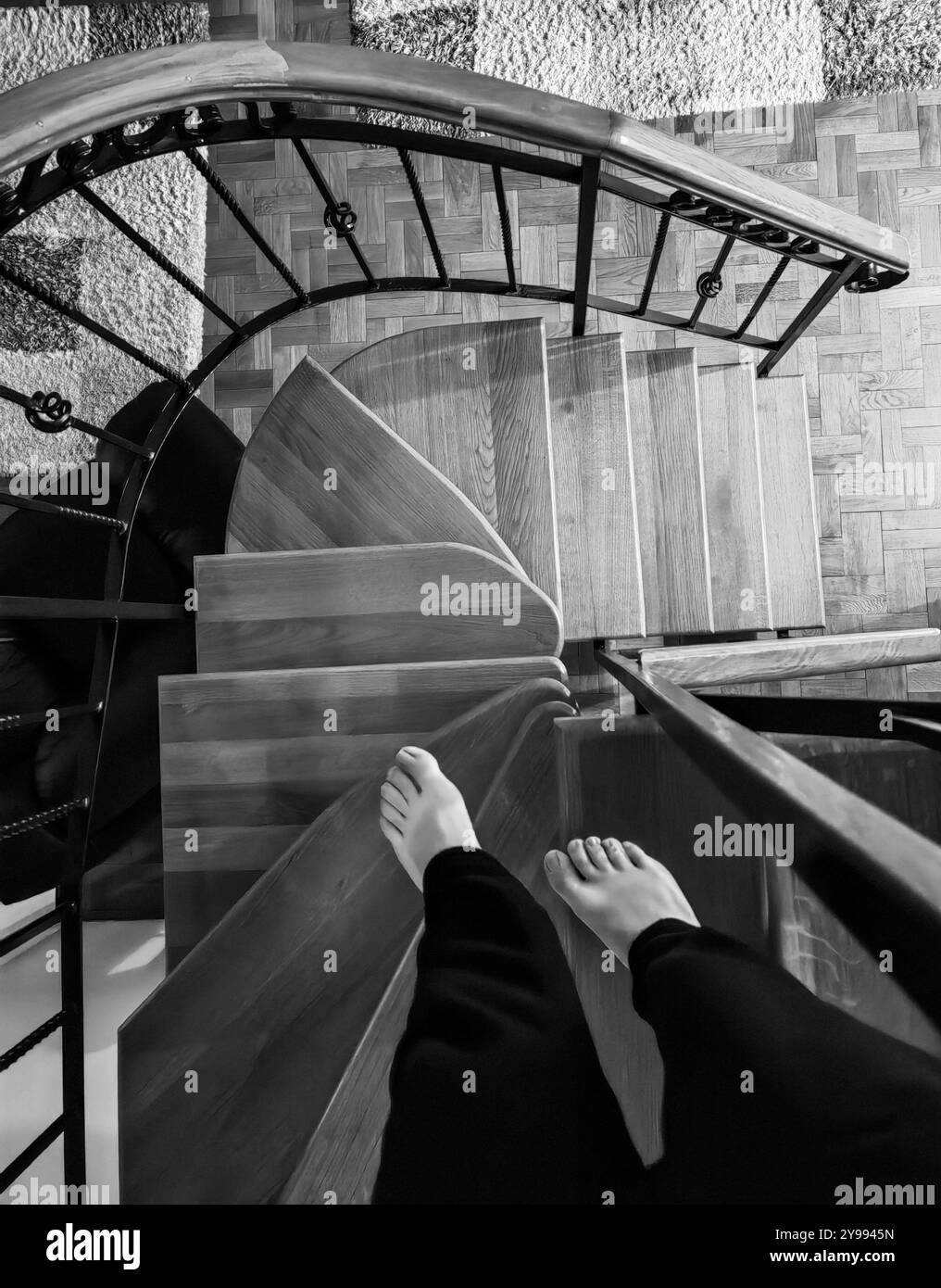 Movement wooden Black and White Stock Photos & Images - Alamy