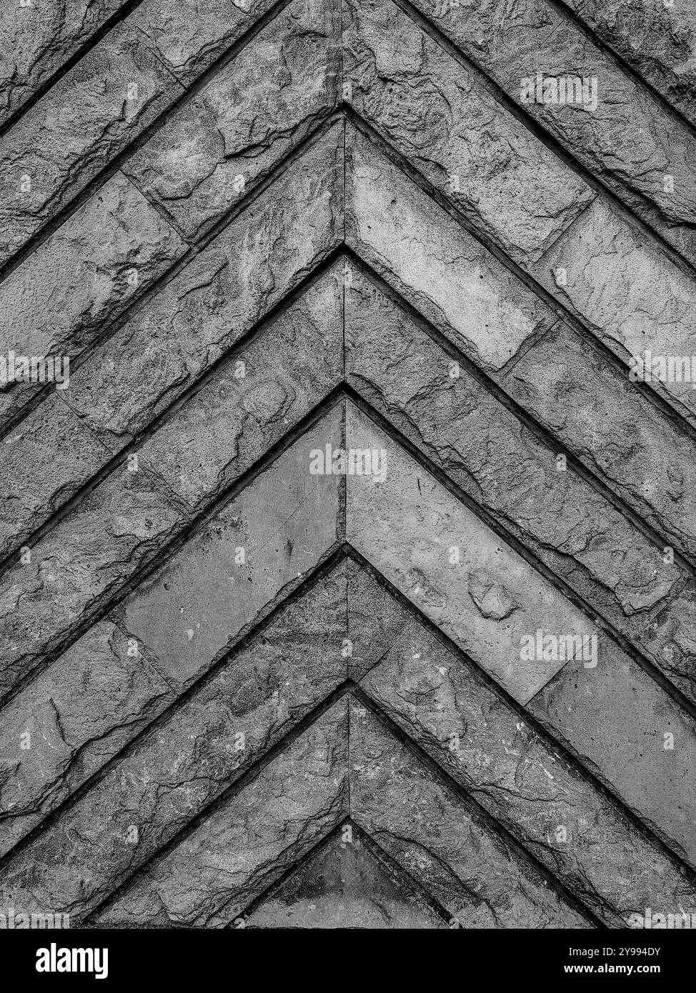 Symmetry in Urban Architecture: Textured Gray Wall Exterior Stock Photo ...