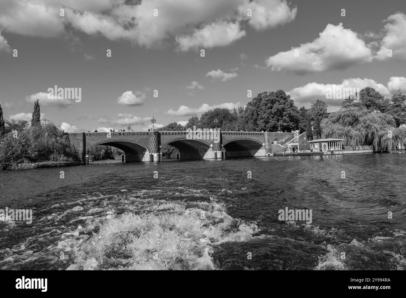 hamburg city at the alster river Stock Photo - Alamy