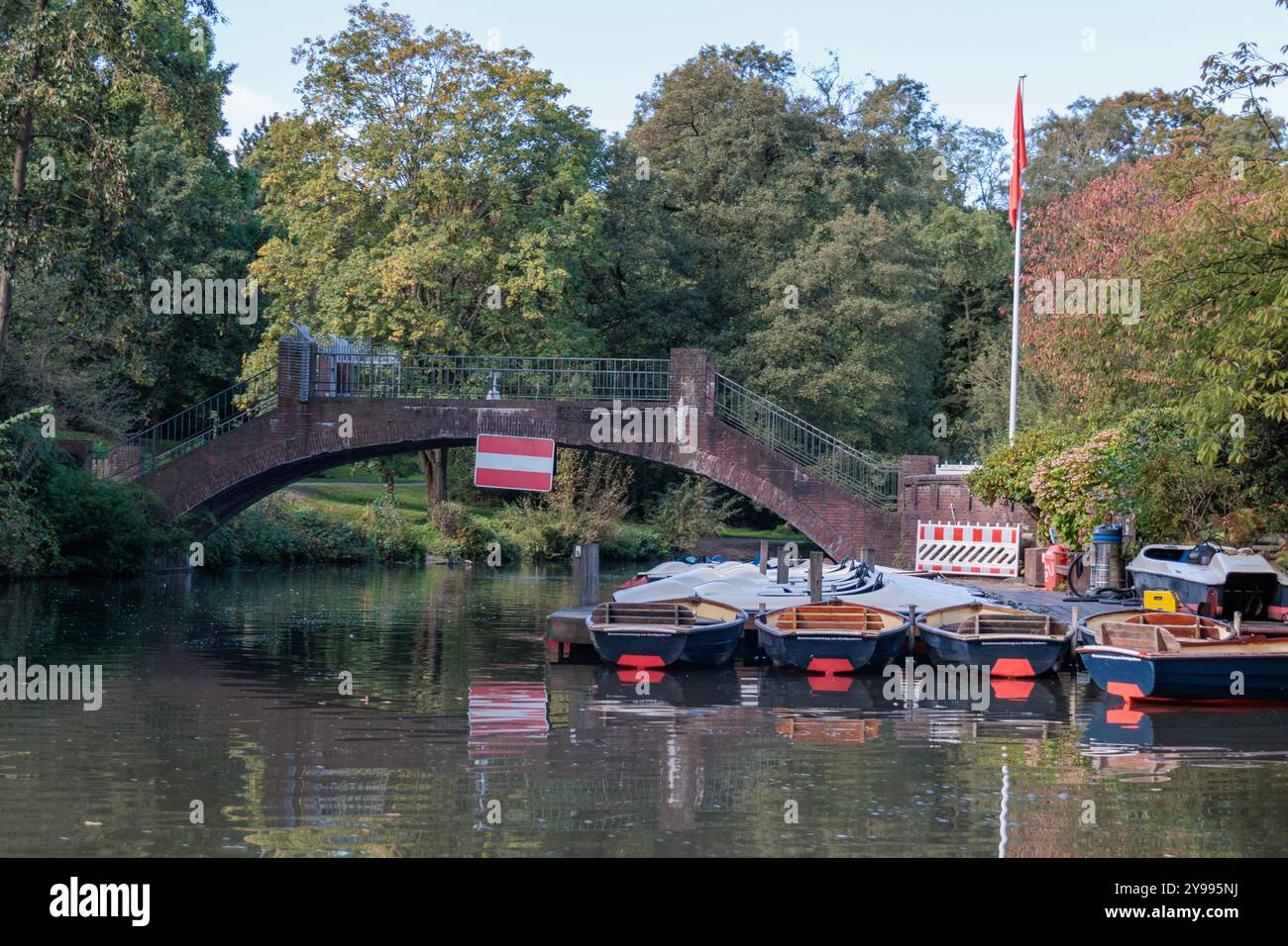 hamburg city at the alster river Stock Photo - Alamy