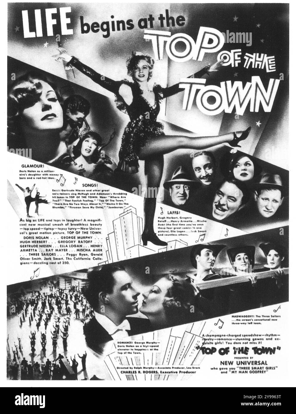 Old american movie posters Black and White Stock Photos & Images - Alamy