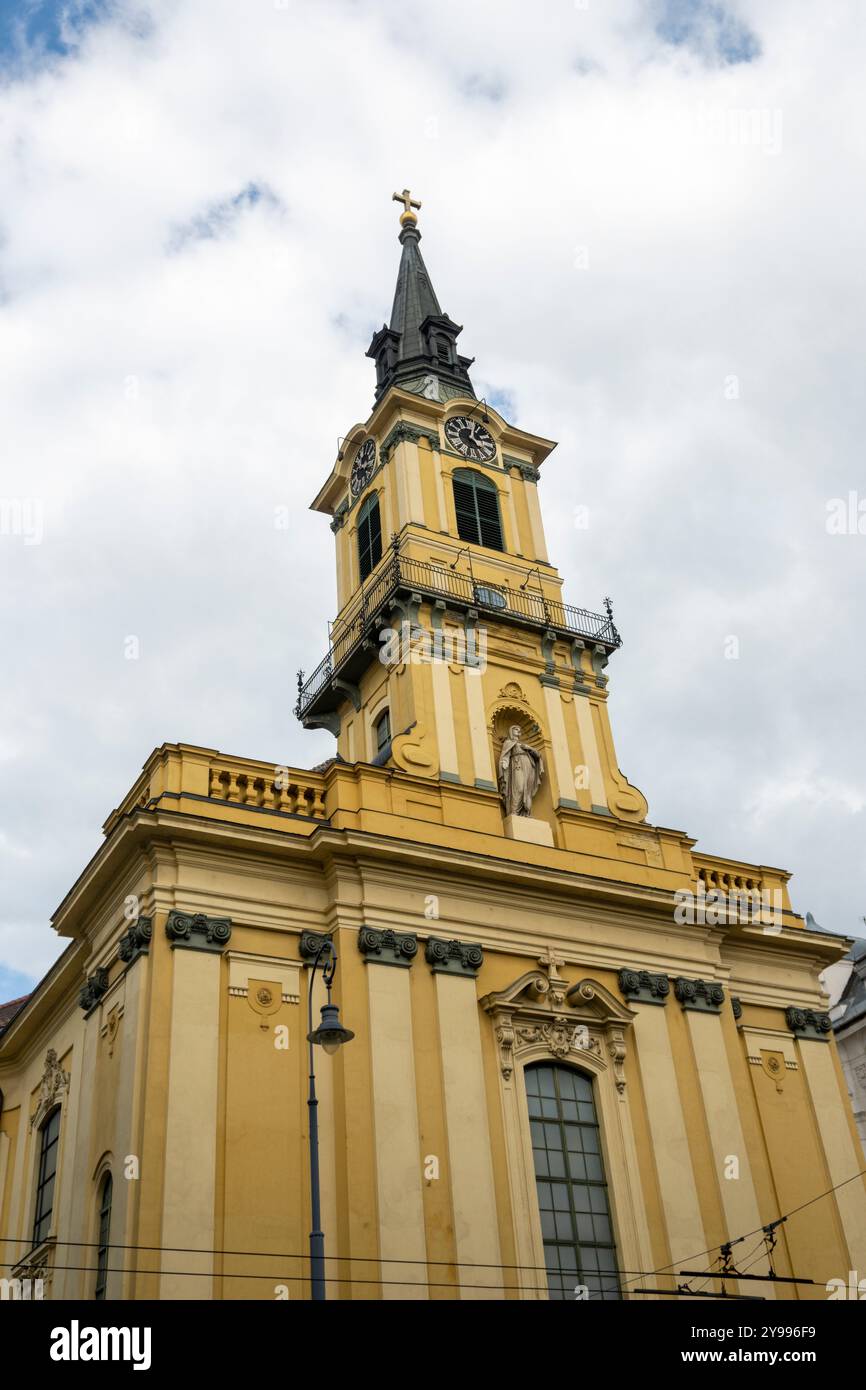 Detail of a church tower Stock Photo - Alamy