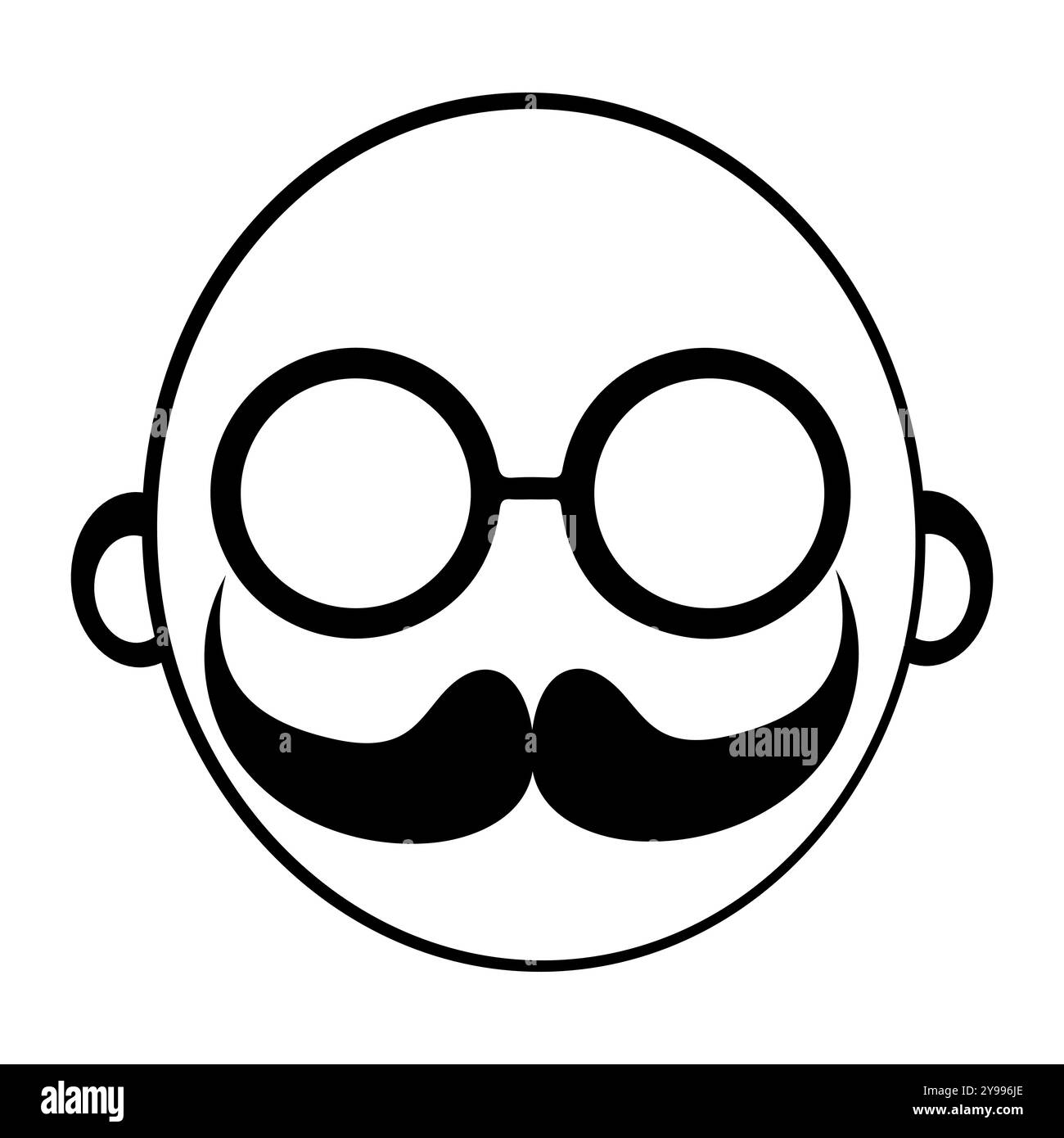 Smiley Face With Mustache And Sunglasses