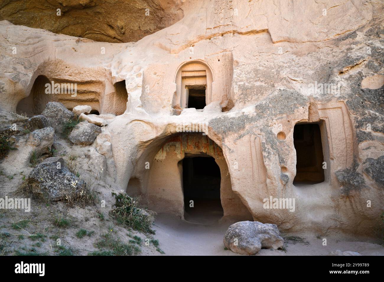 Zelve Valley is in Cappadocia, Turkey Stock Photo - Alamy