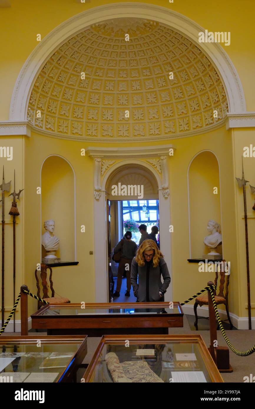 Inveraray Castle Armoury hall, in Argyll and Bute, Scotland, UK Stock ...