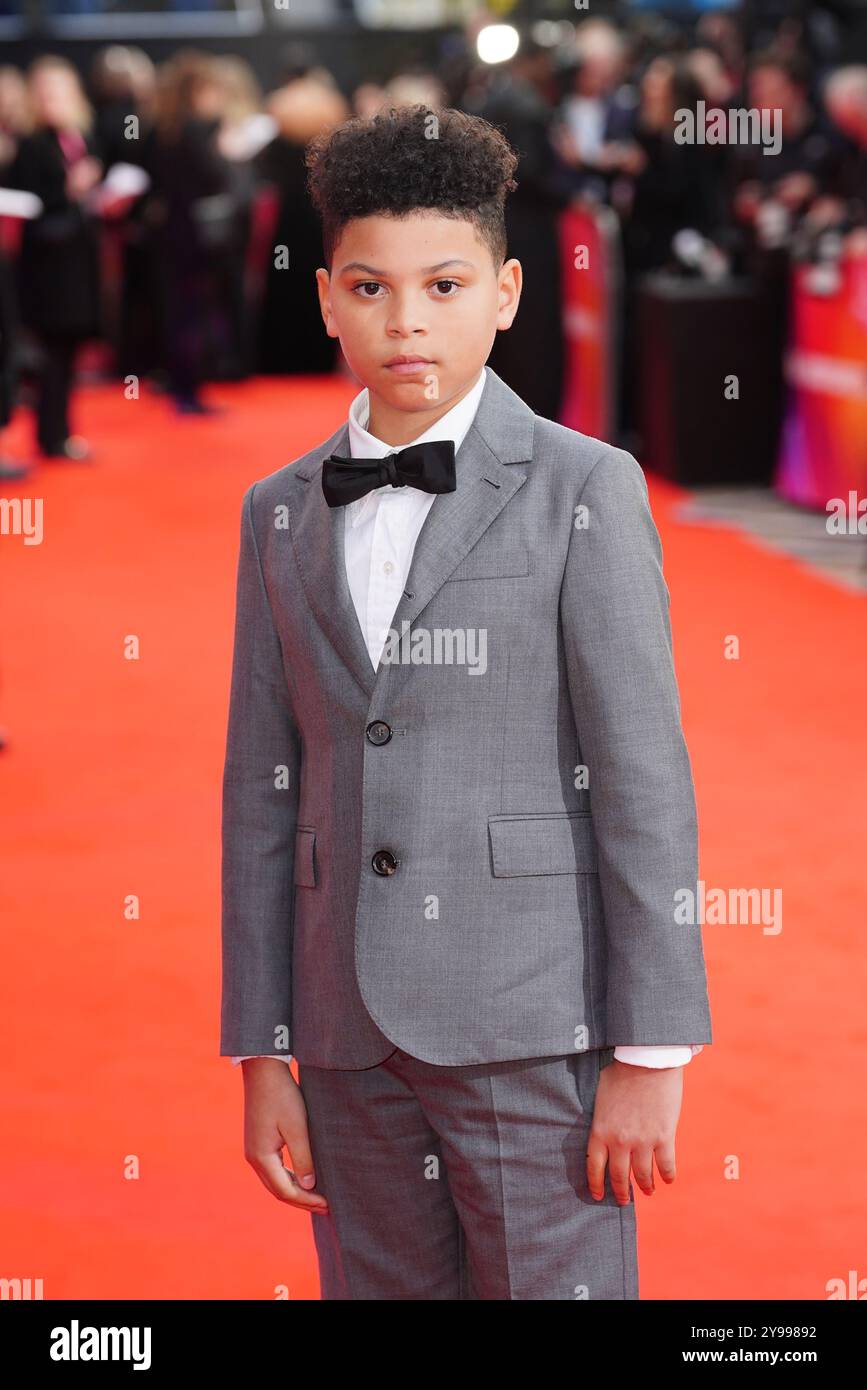 Elliott Heffernan attends the BFI London Film Festival opening night ...