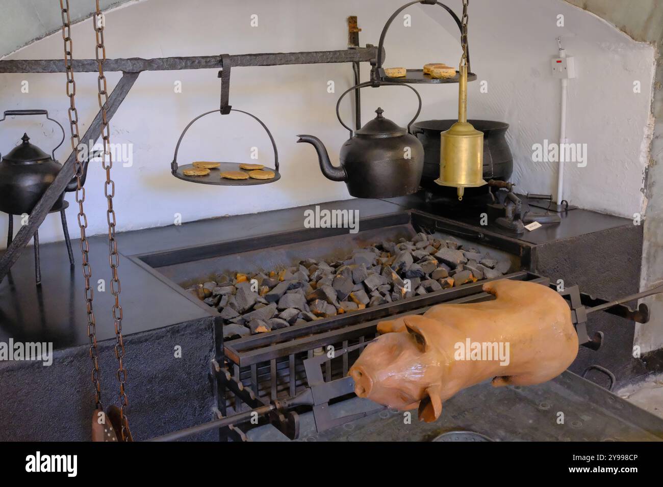 Kitchen at Inveraray Castle in Argyll and Bute, Scotland, UK Stock ...