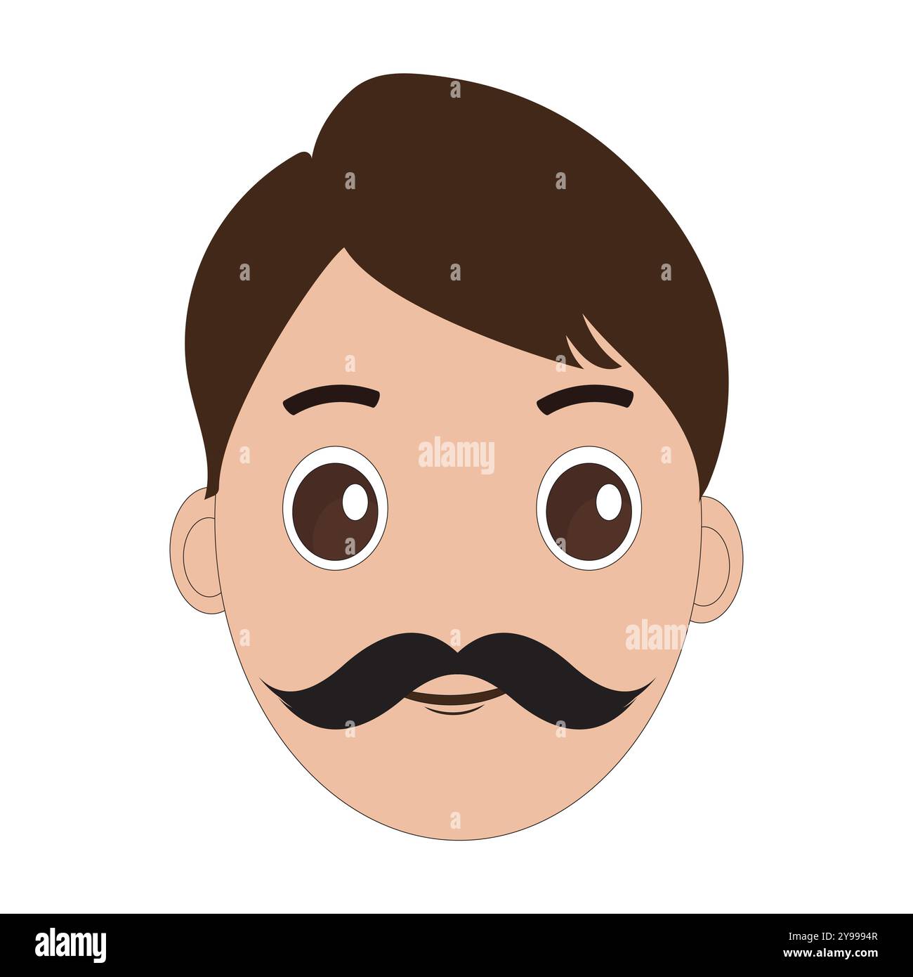 Cartoon man big chin hi-res stock photography and images - Alamy