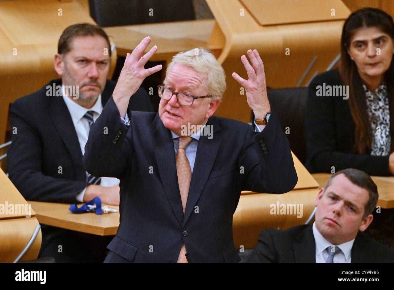 Edinburgh Scotland, UK 09 October 2024. Jackson Carlaw MSP at the ...