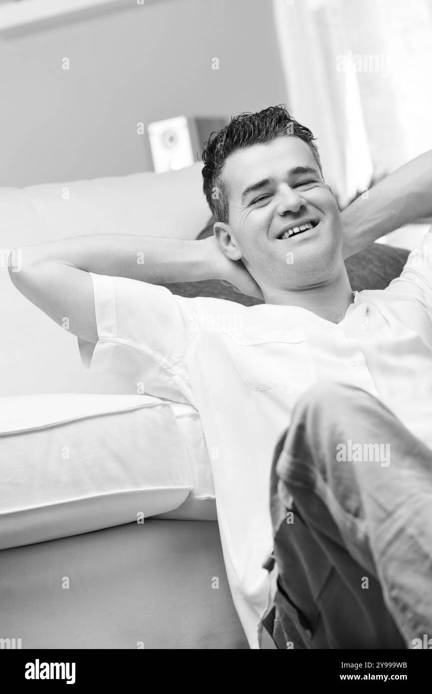 Modern lifestyle moment Black and White Stock Photos & Images - Alamy