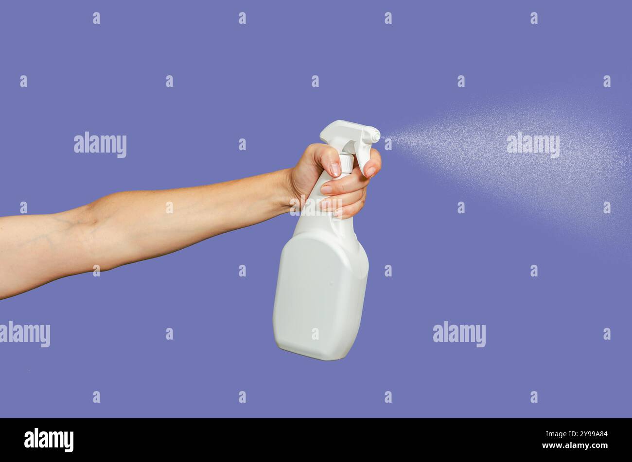 Cleaning, sprayer and hand for hygiene, disinfection. Cleaning ...
