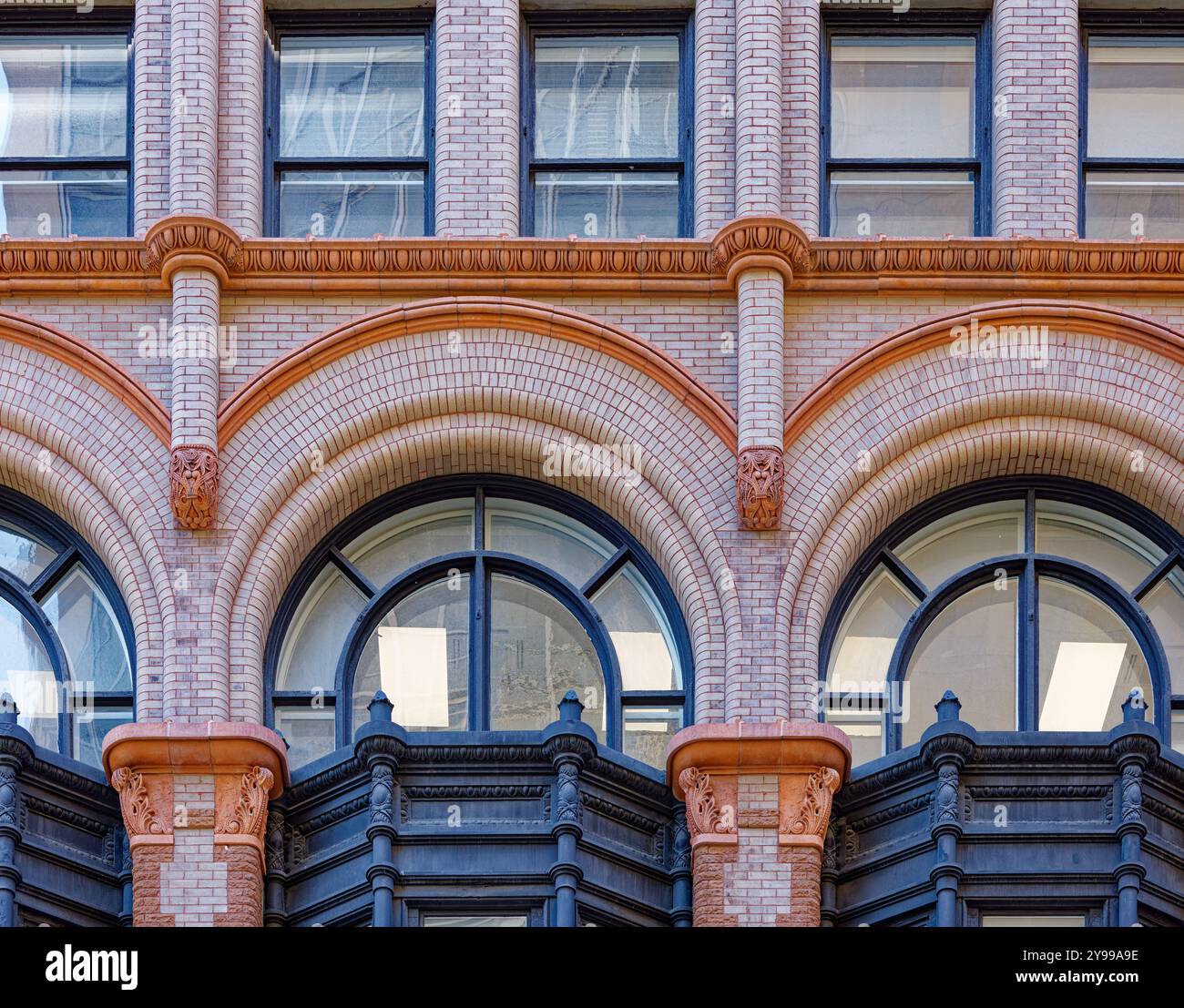 Ahrens Building, built 1895, was carefully restored to showcase ...
