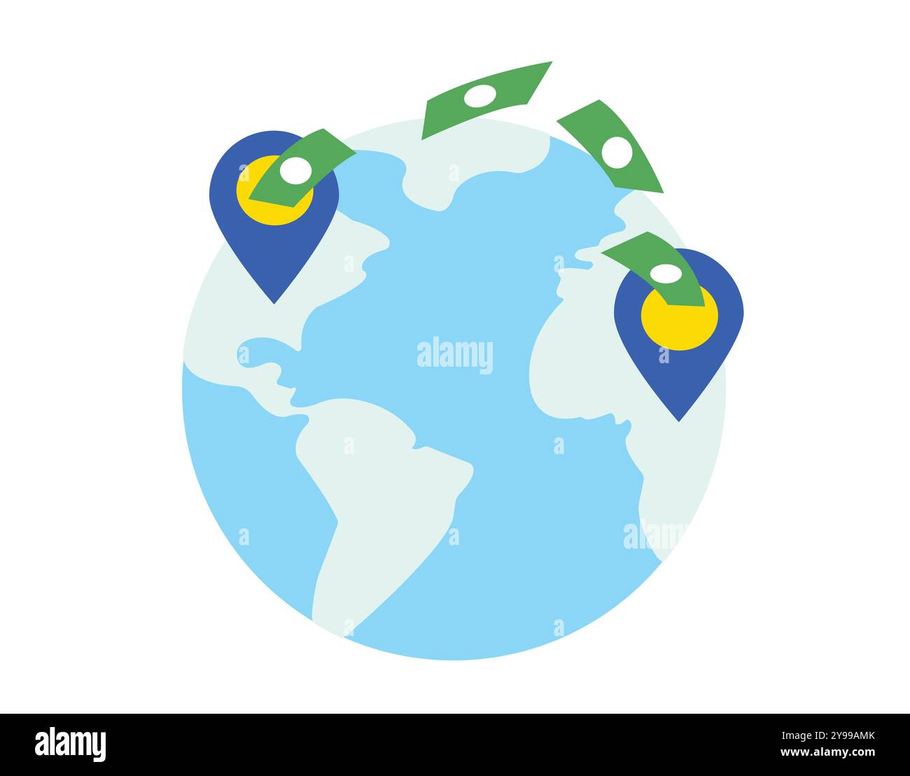 Global mobile banking Stock Vector Images - Alamy