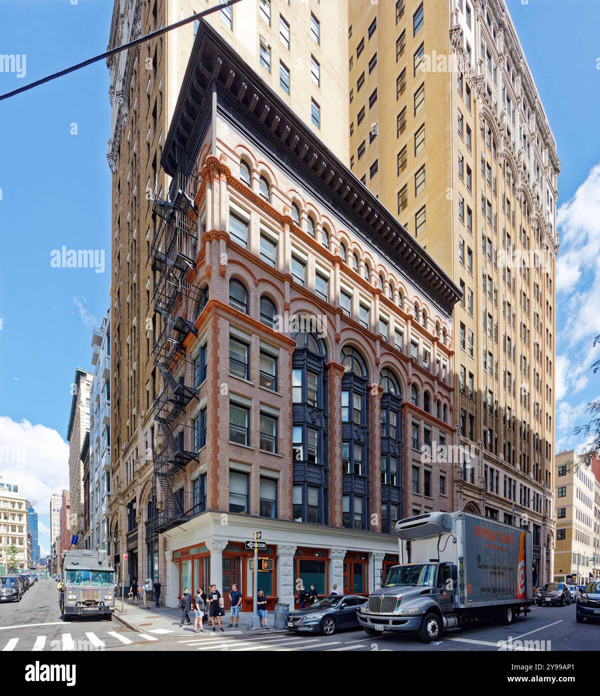 Ahrens Building, built 1895, was carefully restored to showcase ...