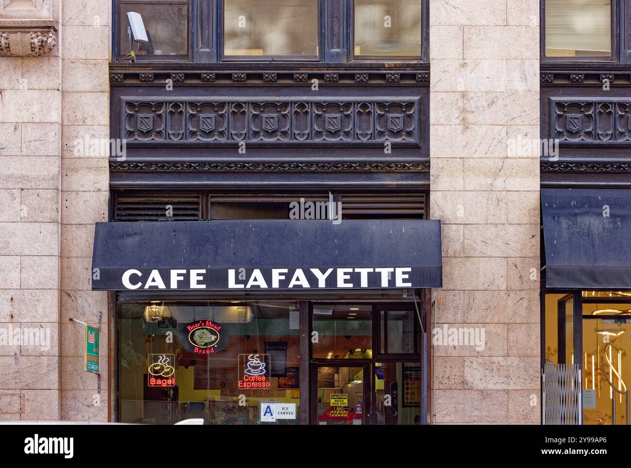 Cafe Lafayette at Lafayette Hall, the NYU residence hall formerly known ...