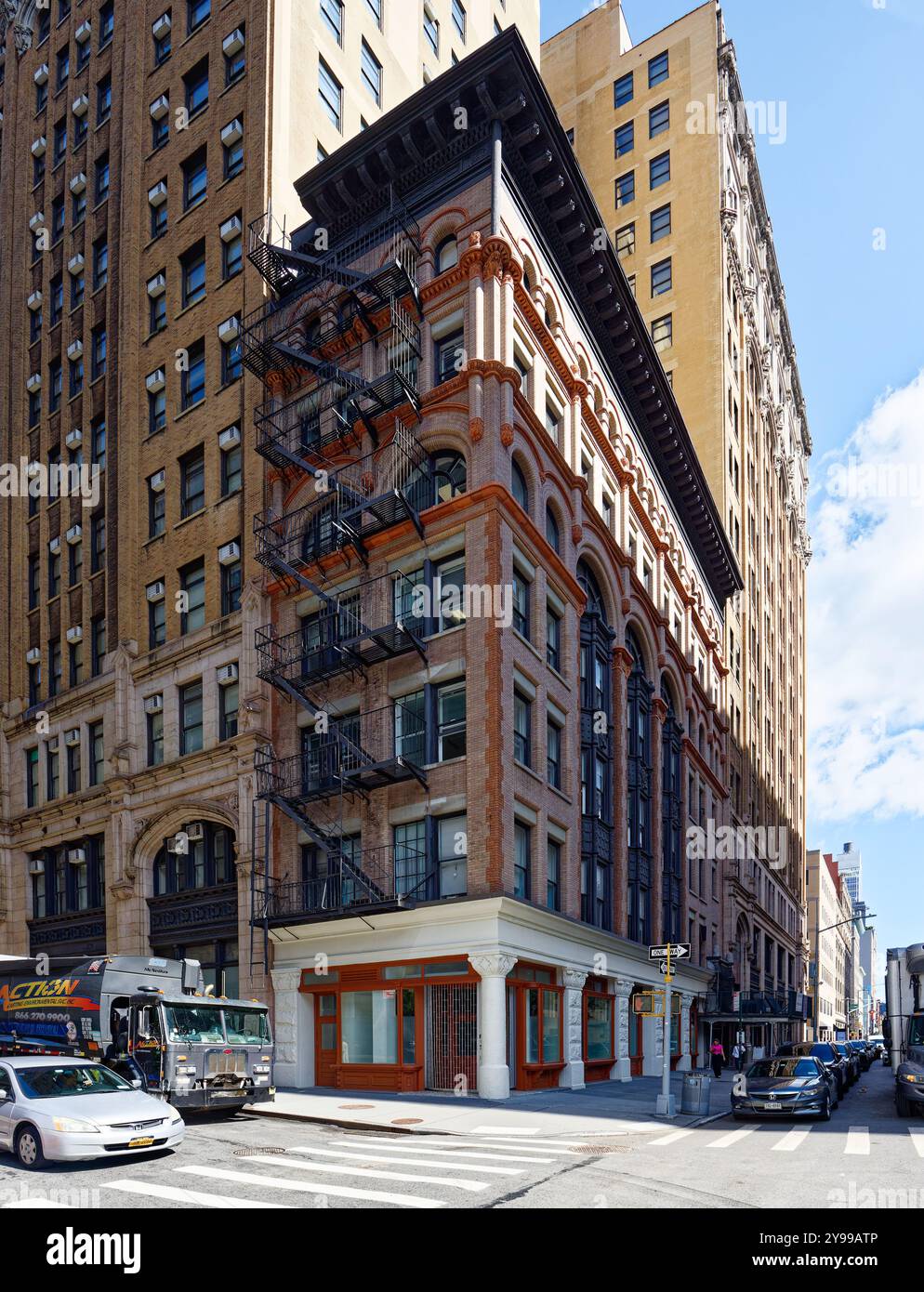 Ahrens Building, built 1895, was carefully restored to showcase ...