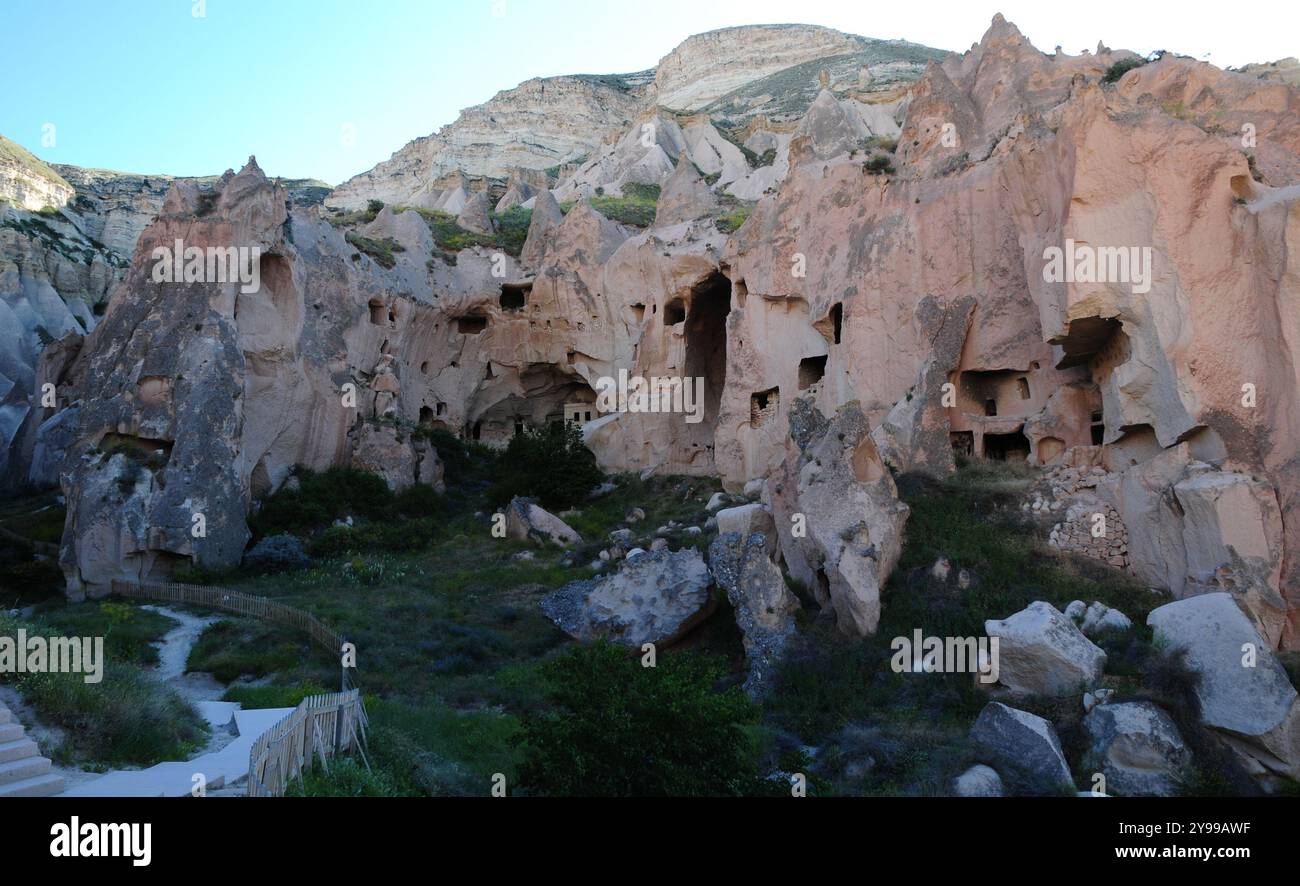 Zelve Valley is in Cappadocia, Turkey Stock Photo - Alamy