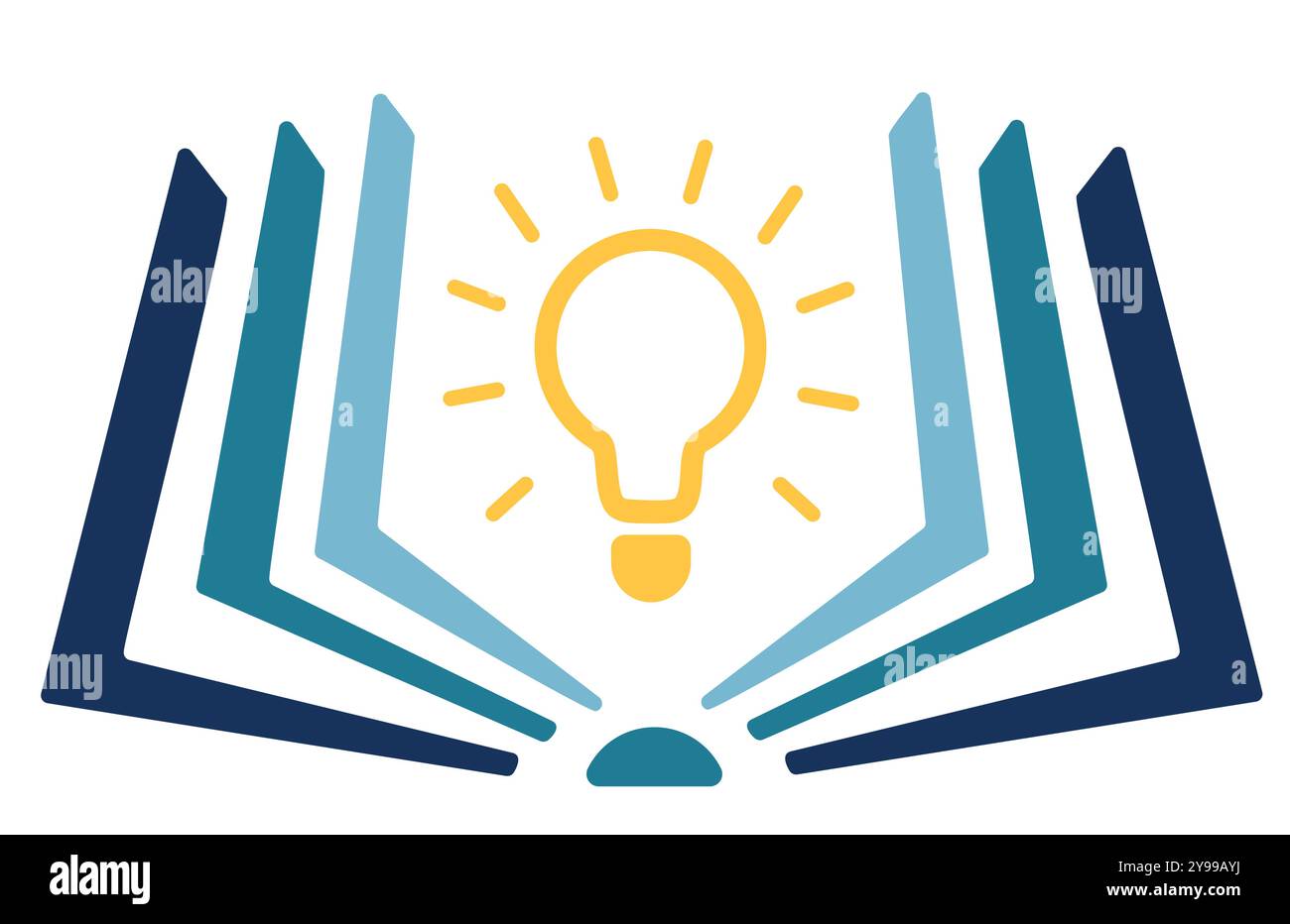 Book read knowledge innovation idea illustration Stock Vector Image ...