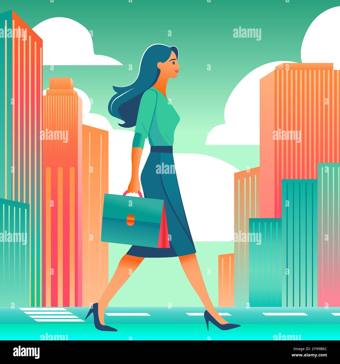 Contrast skirt Stock Vector Images - Alamy