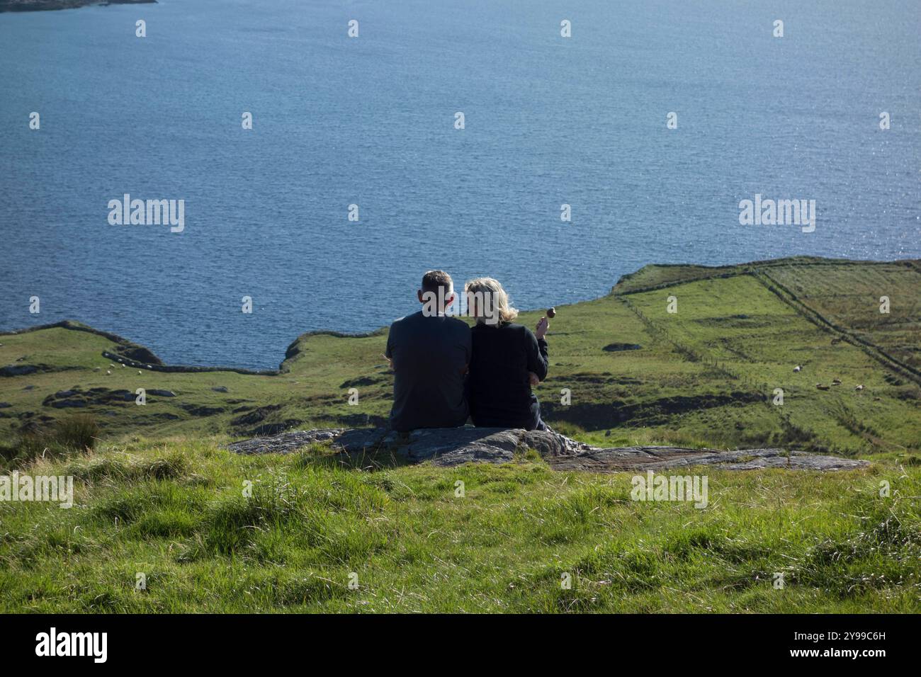 couple in old age people in love and together after many years couple ...
