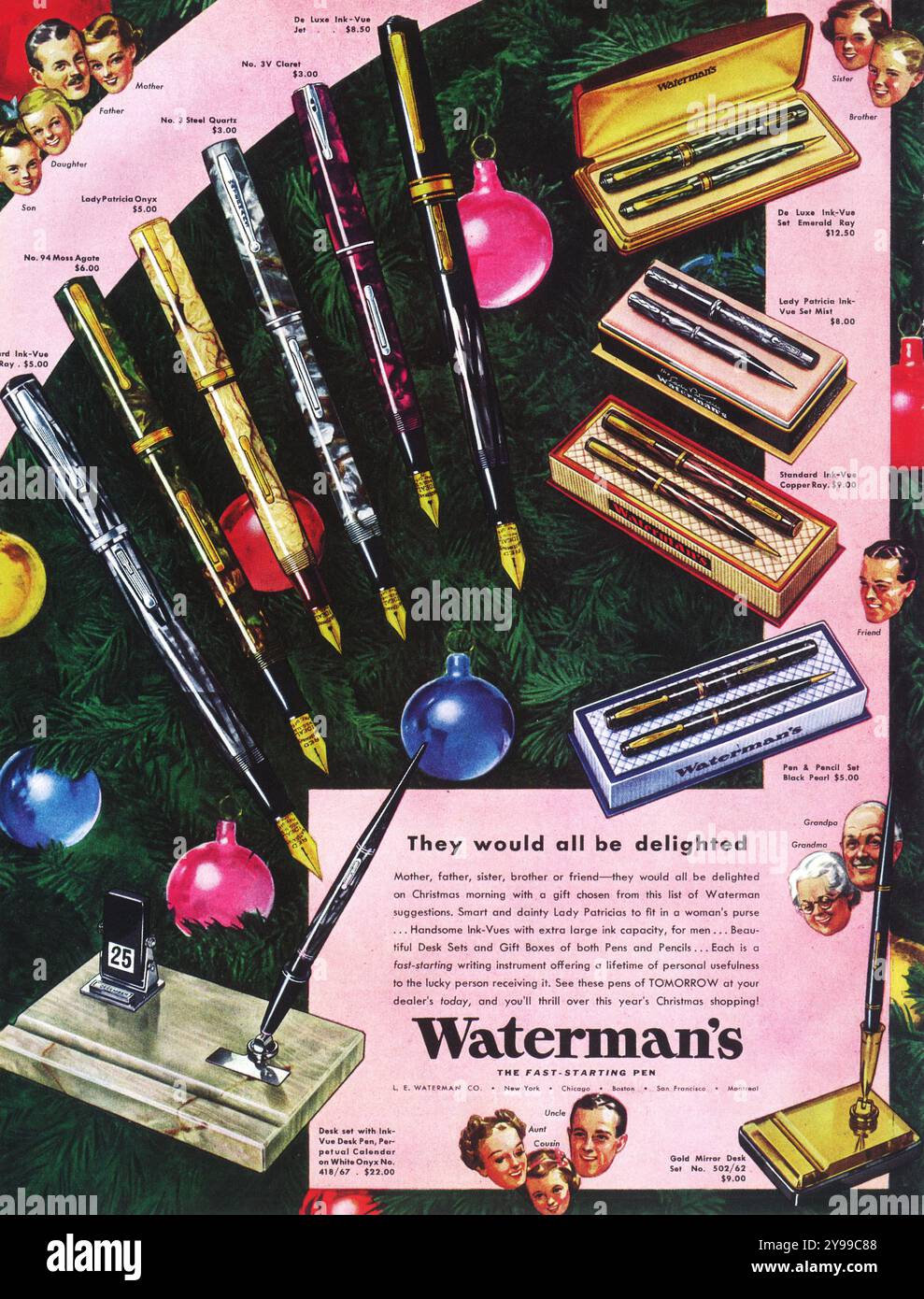 Waterman pen hi-res stock photography and images - Alamy