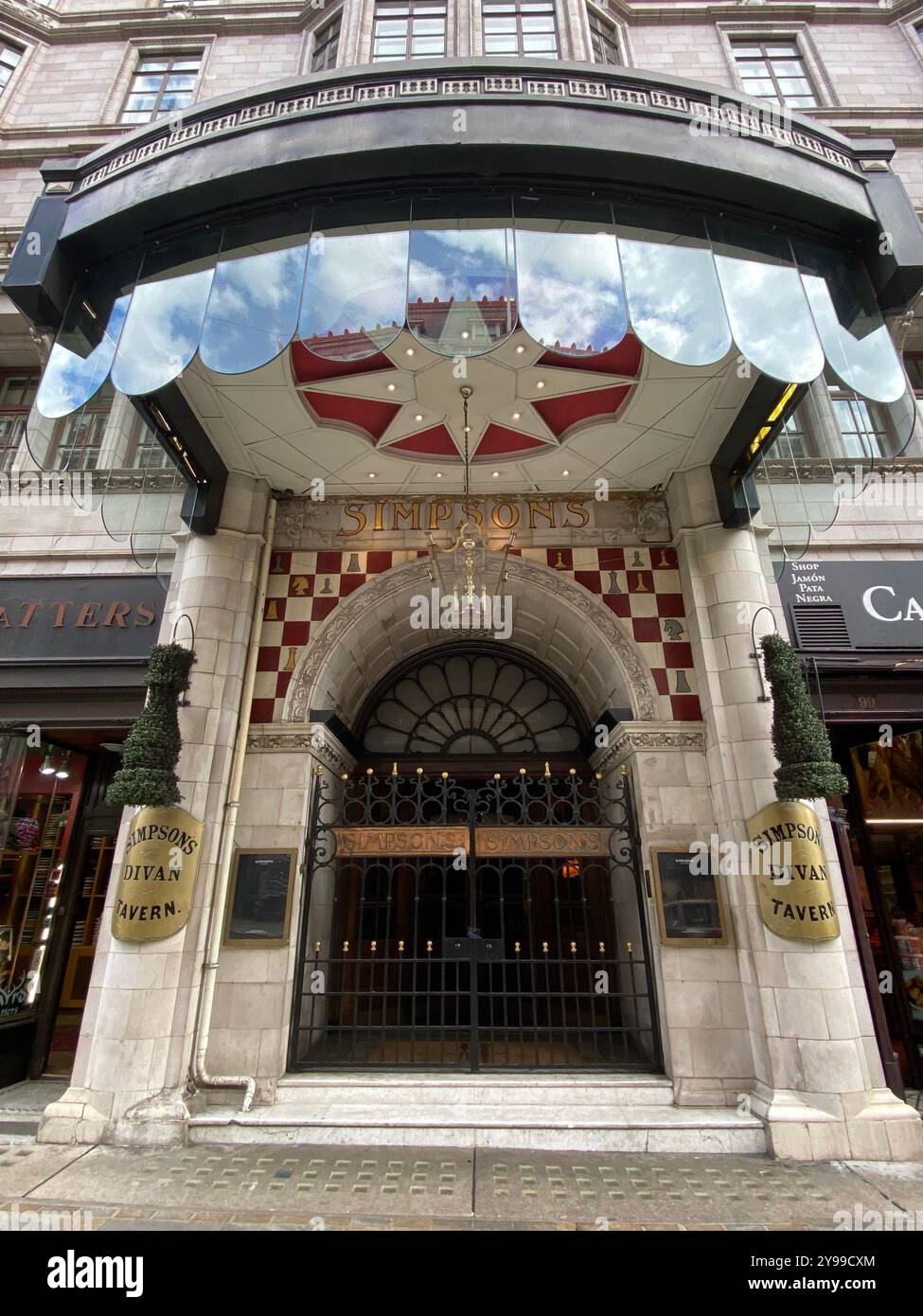 The world famous Savoy Simpsons in the Strand, London, U.K Stock Photo ...