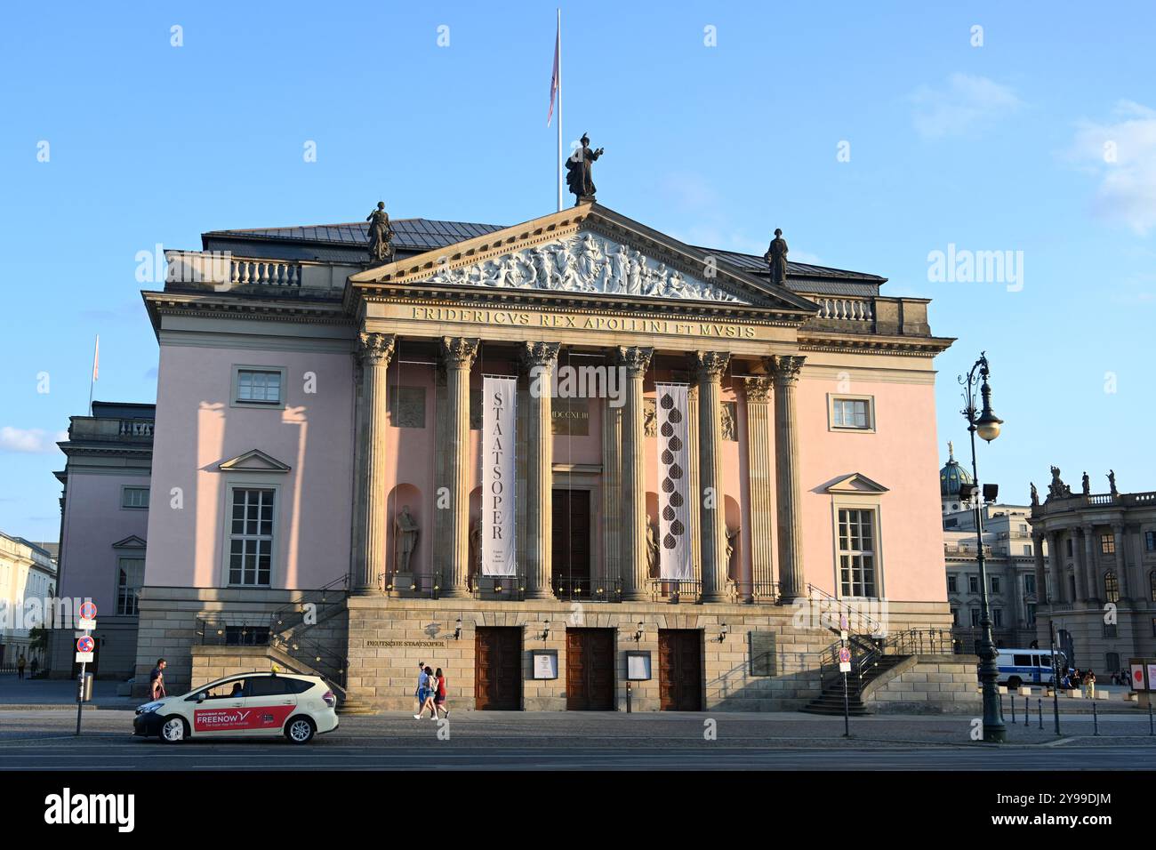 Berlin, Germany - August 3, 2024: The Staatsoper Unter den Linden ...