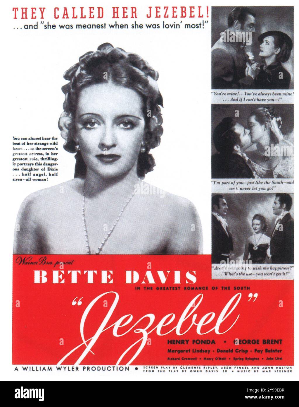 1938 Jezebel poster - American romantic drama film released by Warner ...