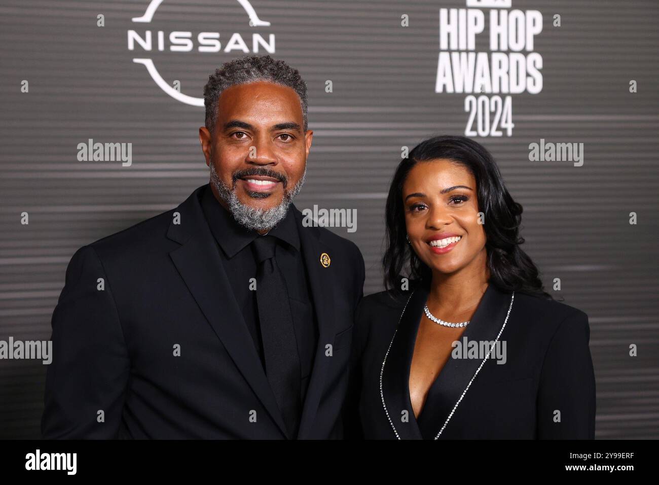 Congressman Steven Horsford, Rene Spelman at arrivals for BET Hip Hop ...
