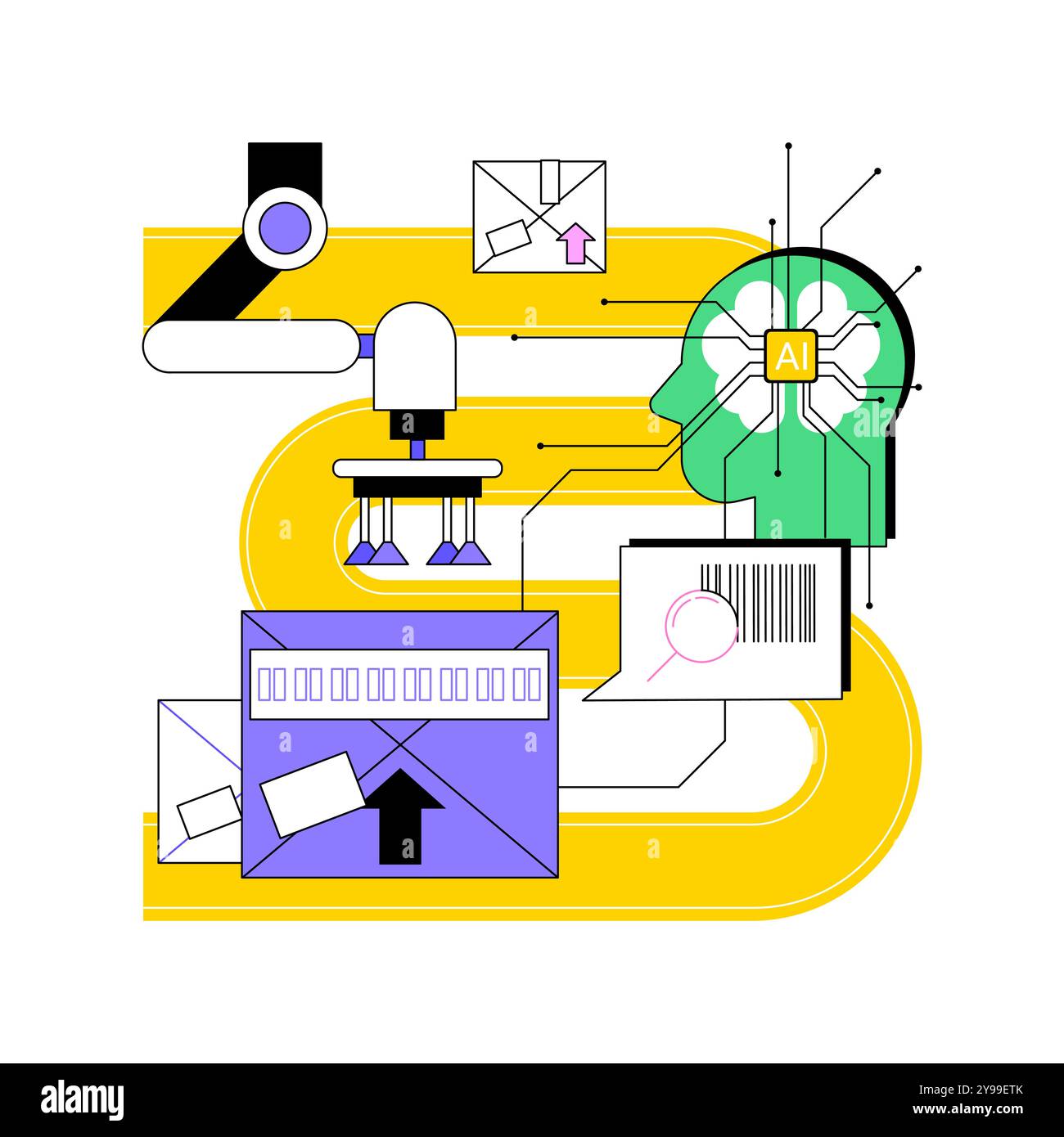 Robotics planning Stock Vector Images - Alamy