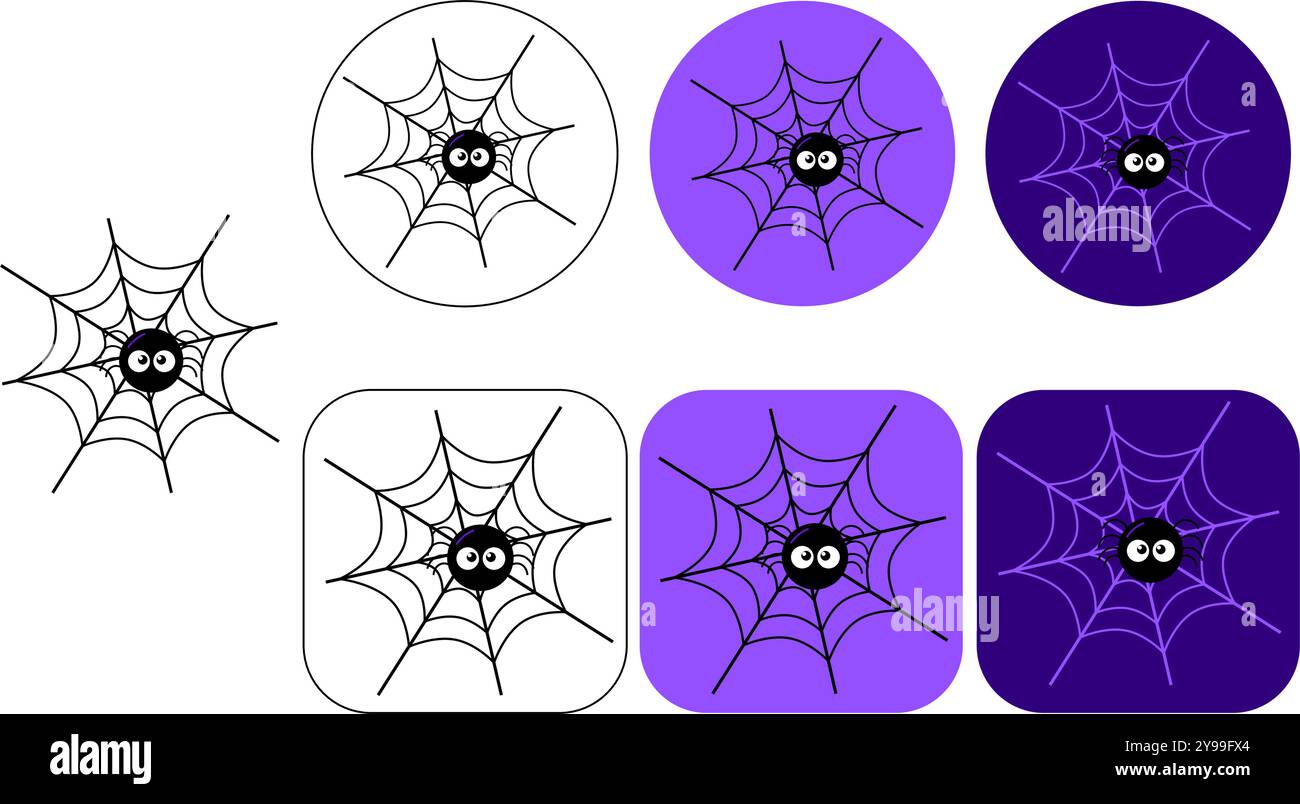 Spiderweb vector vectors Stock Vector Images - Alamy