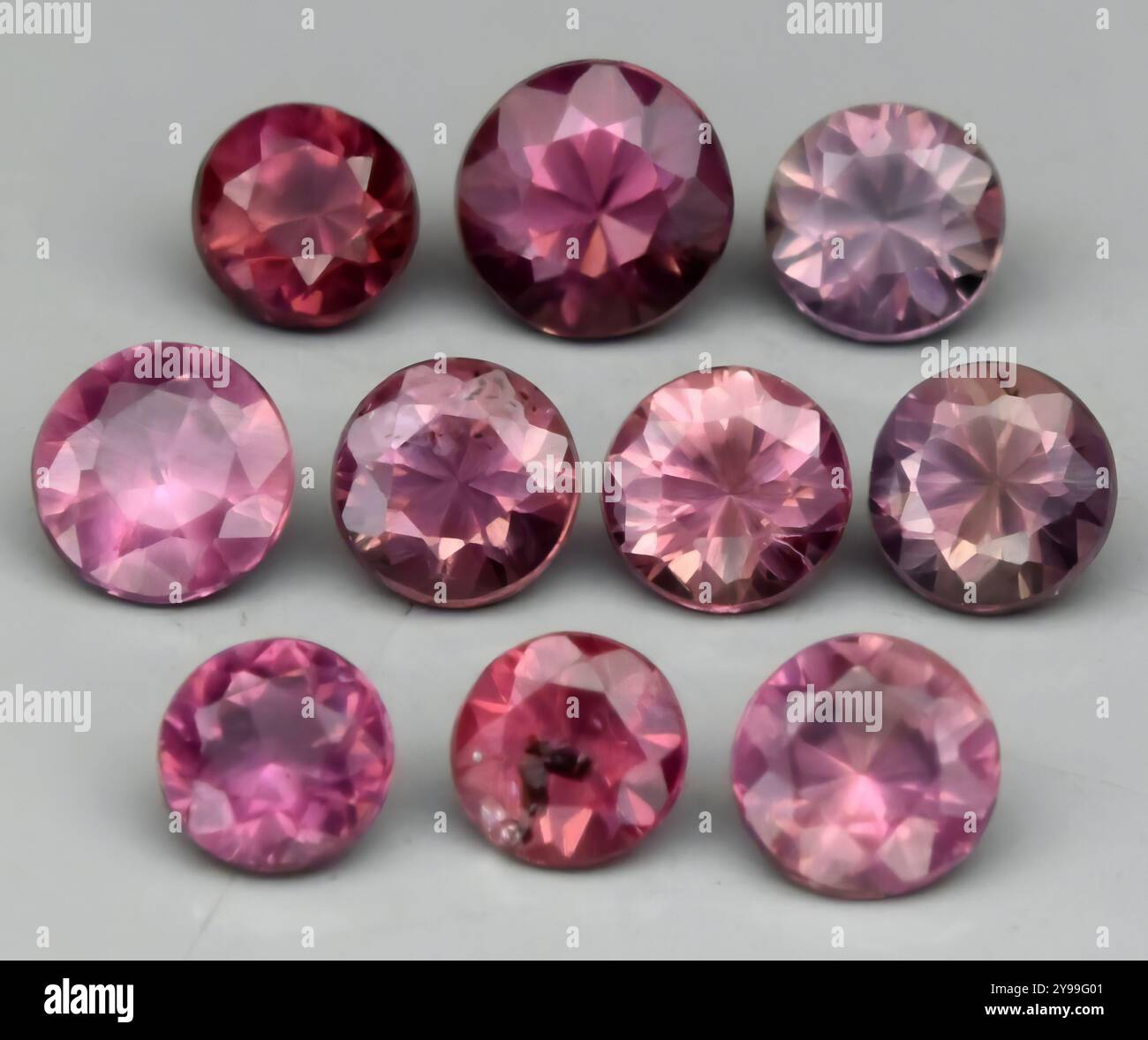 A Stunning Collection of Faceted Pink Gemstones Radiating Elegance ...
