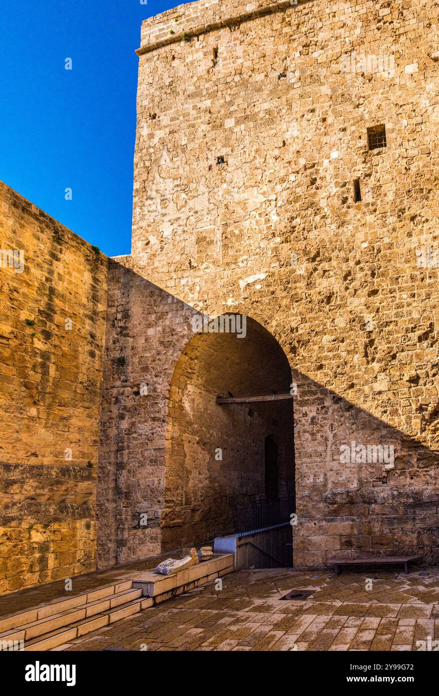 Hospitallerian citadel, fortress of the Crusaders in Akko, Northern ...